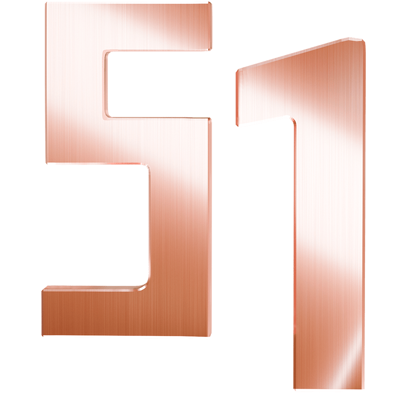 五一劳动节通用金属51数字文字标题艺术字元素素材_模板素材-稿定设计